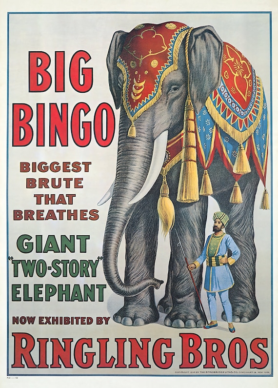 Circus Posters Elephant