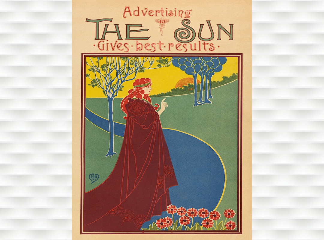 The Sun Newspaper Poster - Vintage Poster Prints - Etsy
