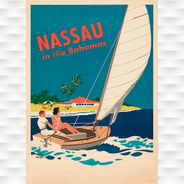 Sailing Poster - Etsy