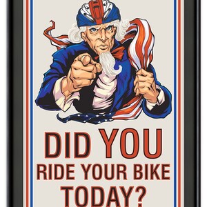 Did You Ride Your Bike Today Poster - Etsy