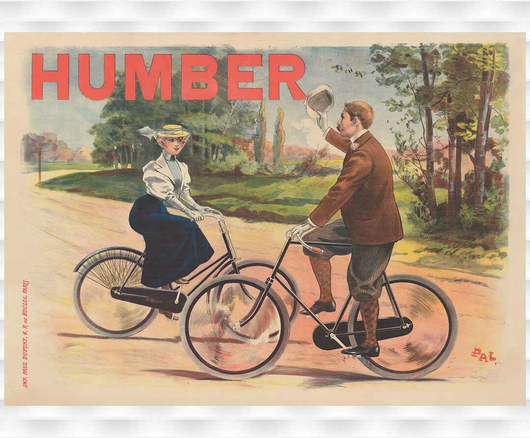 Humber Vintage Bicycle Poster - Etsy