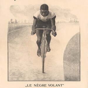 Major Taylor Vintage Bicycle Poster - Etsy