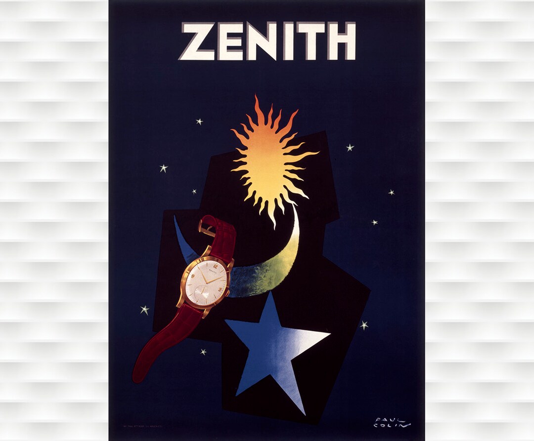 Zenith Watch Poster - Etsy