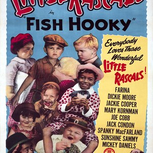 Little Rascals Fish Hooky Movie Poster Art Print Wall Art - Etsy