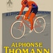 Cycles Alphonse Thomann Bicycle Poster - Etsy