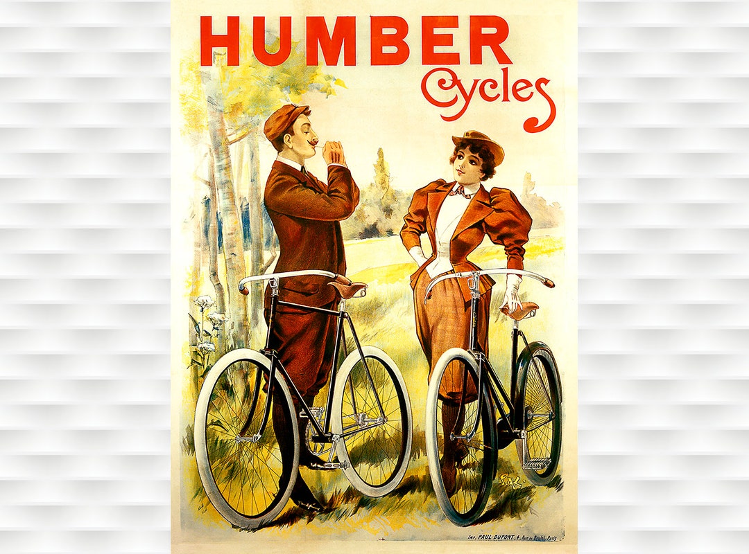 Humber Cycles Bicycle Poster - Etsy