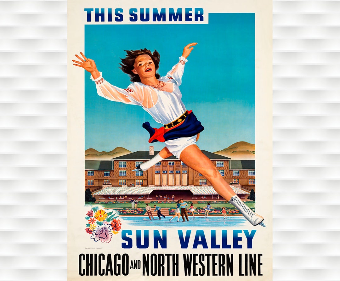 Sun Valley Travel Poster - Etsy