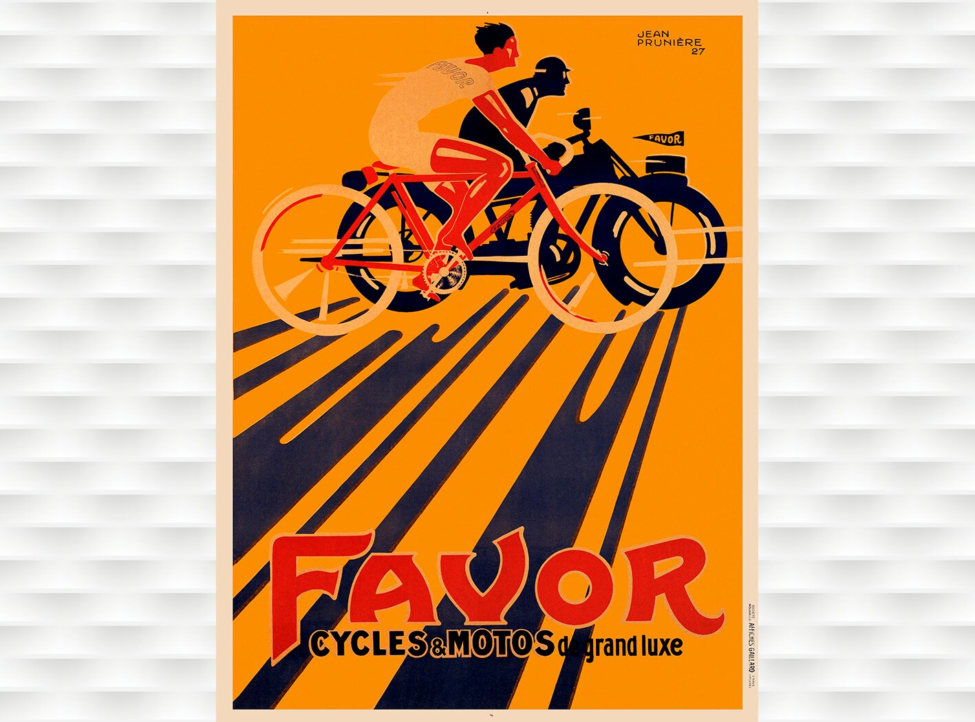Favor Cycles & Motos Bicycle Poster Cycling Poster Bicycle | Etsy