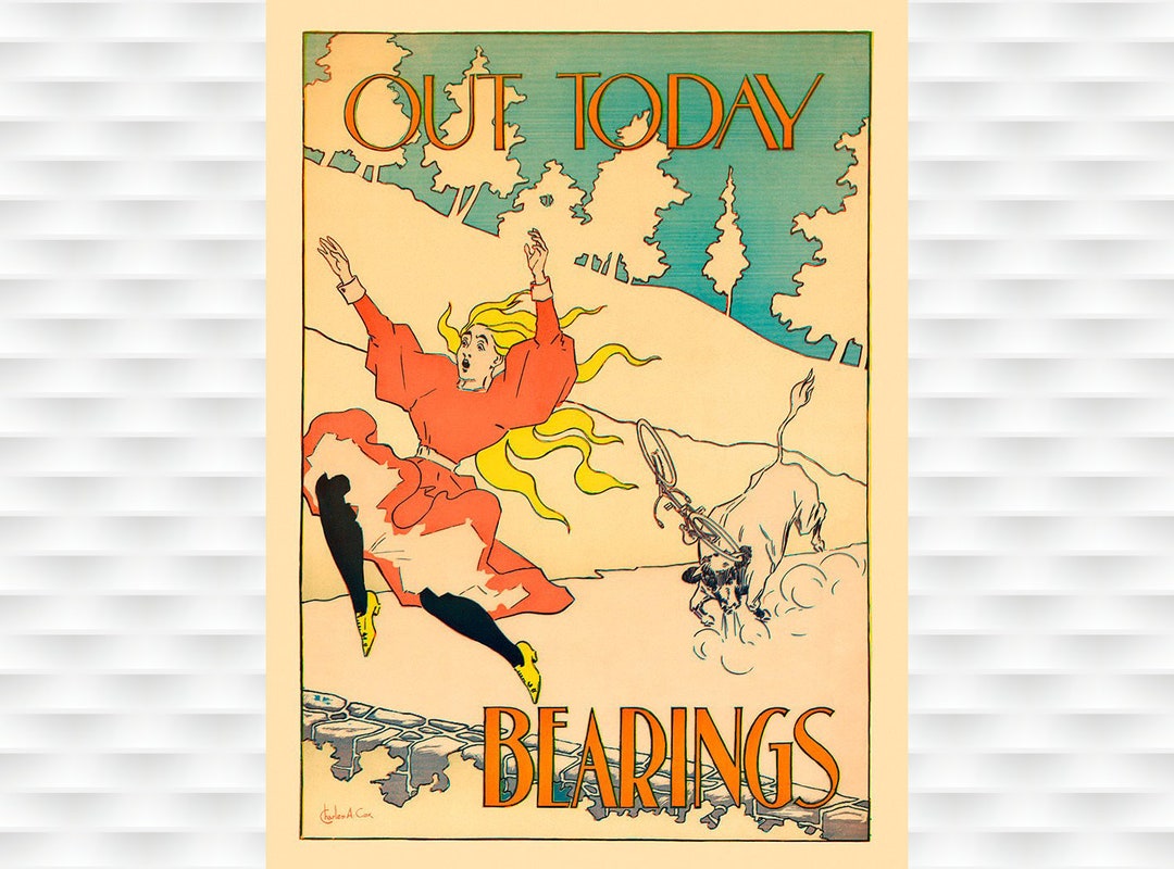 Bearings Vintage Bicycle Poster - Etsy