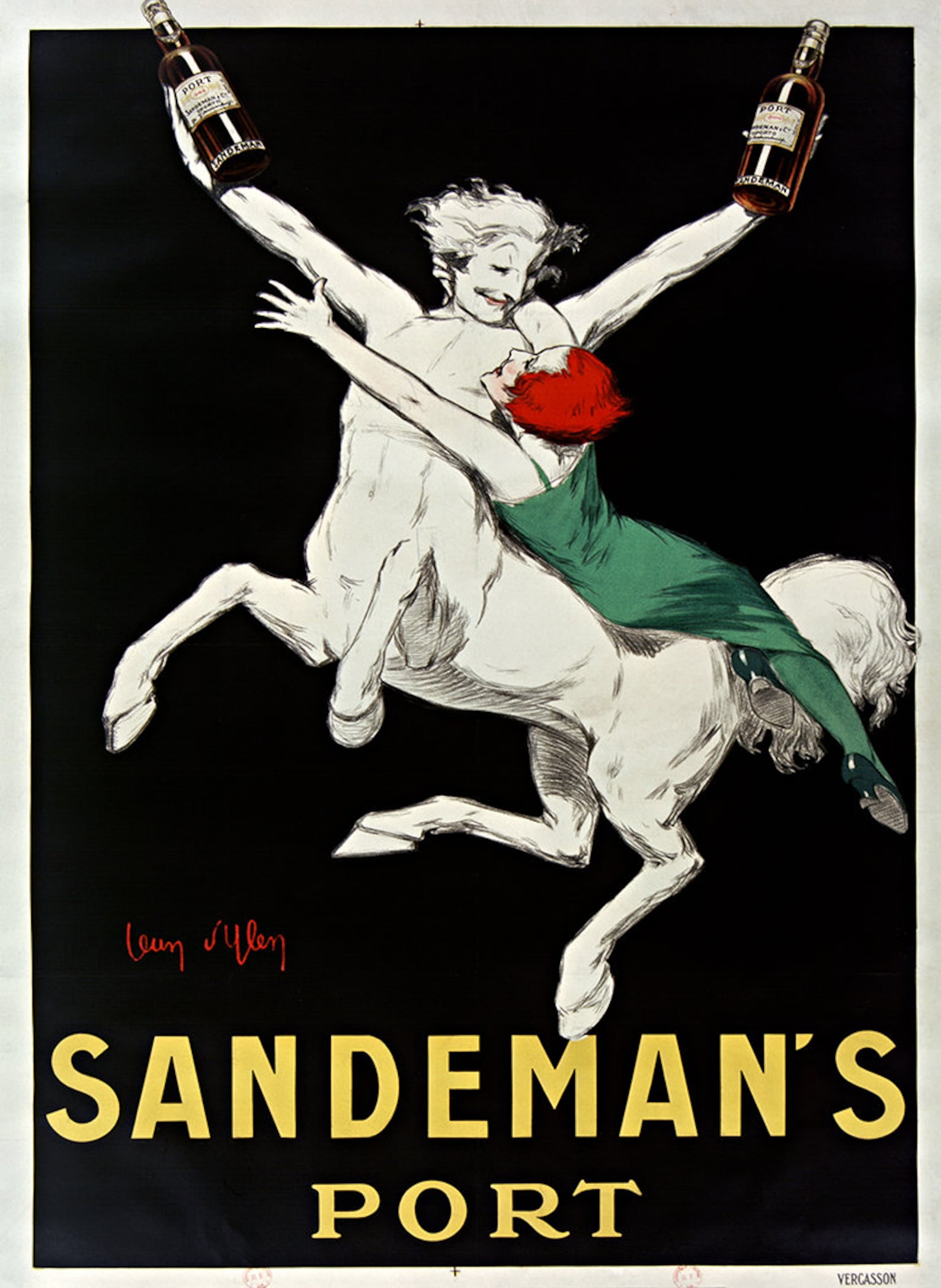 Sandeman's Port Wine Poster Liquor Ad Vintage Poster Port - Etsy