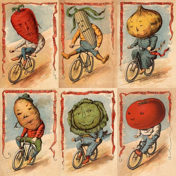 Vegetable People - Etsy