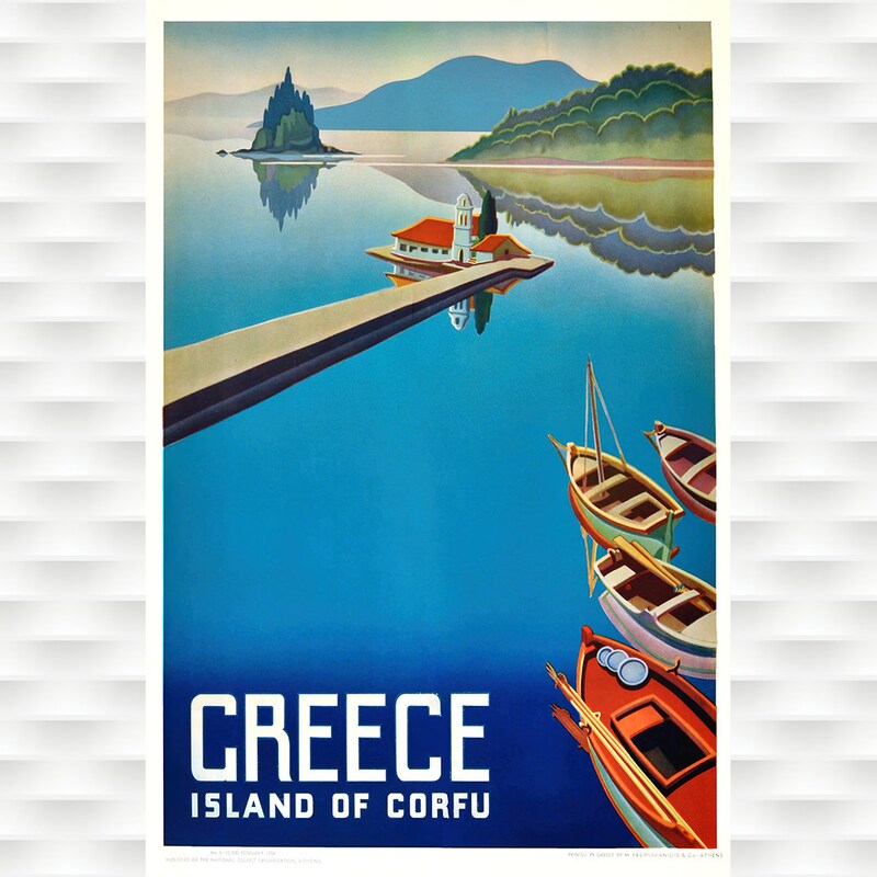 Greece Poster - Etsy