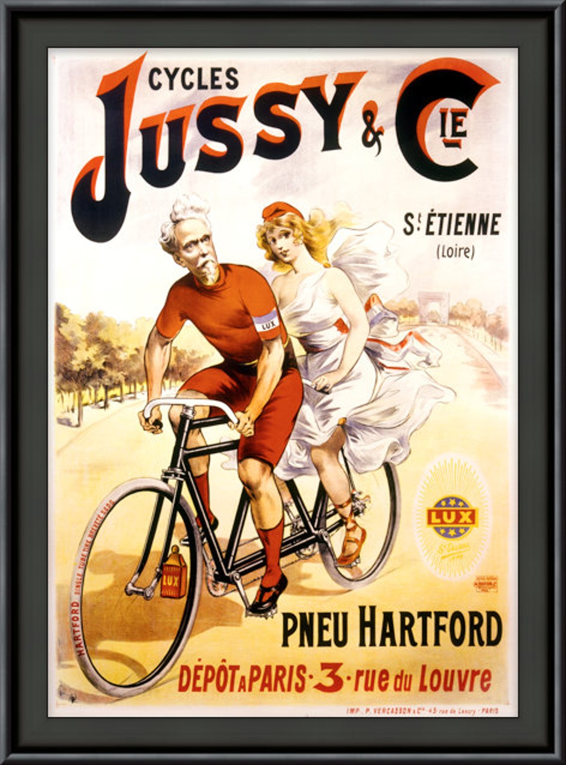 Cycles Just Tandem Bicycle Poster Cycling Poster Bicycle Art - Etsy