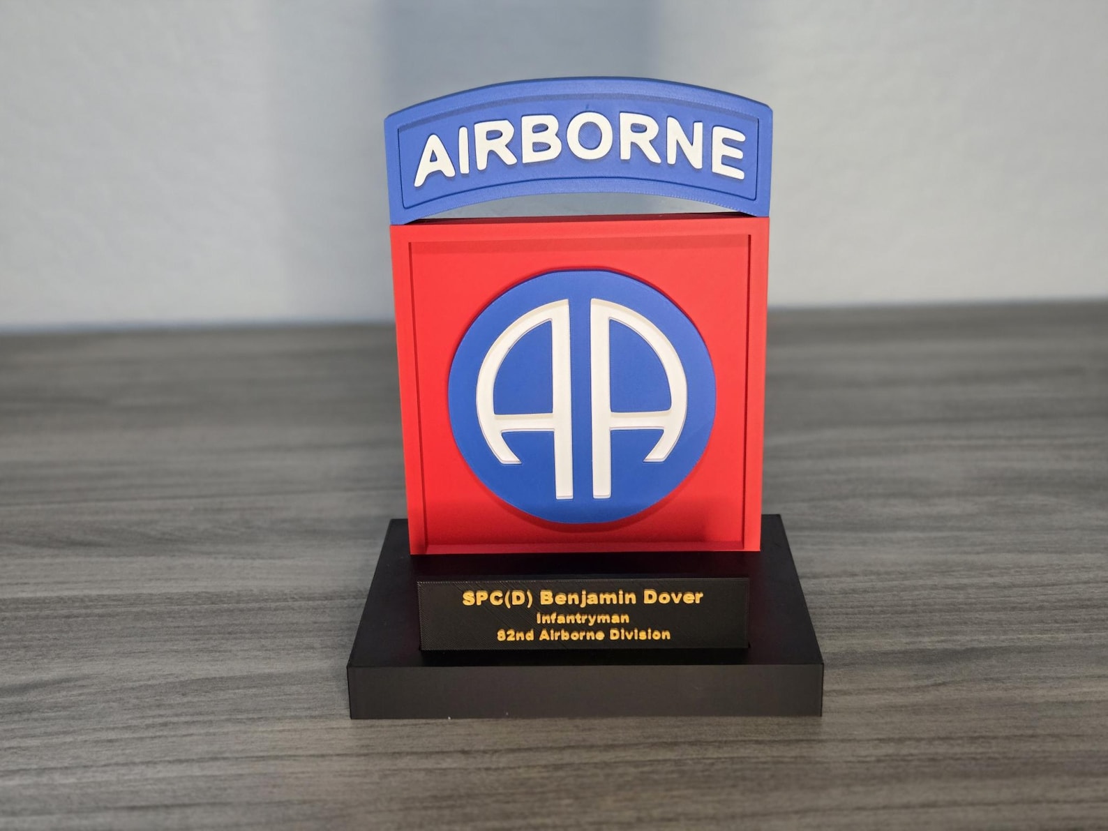 Personalized US ARMY Unit Insignia Plaque | Military Gift | PCS Gift - Etsy