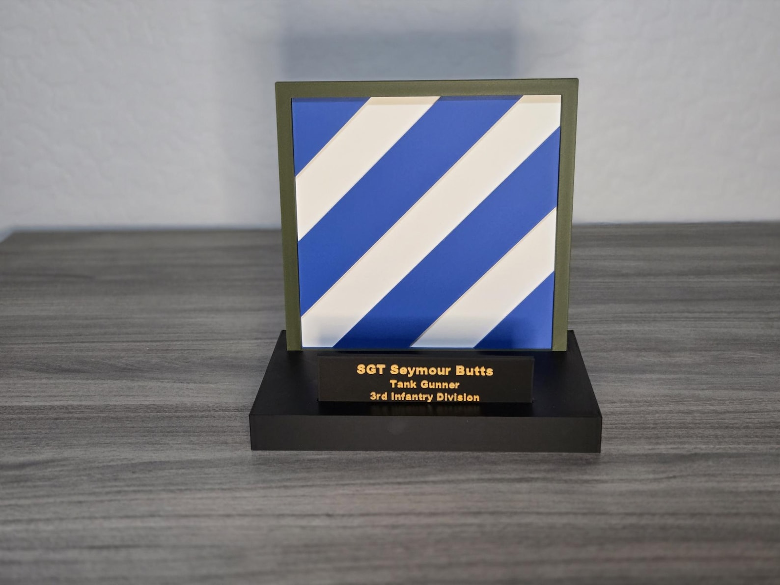 Personalized US ARMY Unit Insignia Plaque | Military Gift | PCS Gift - Etsy