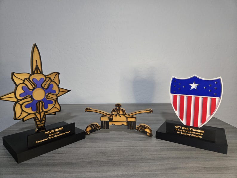 Personalized US Army Branch Insignia Plaque | Military Graduation, PCS ...