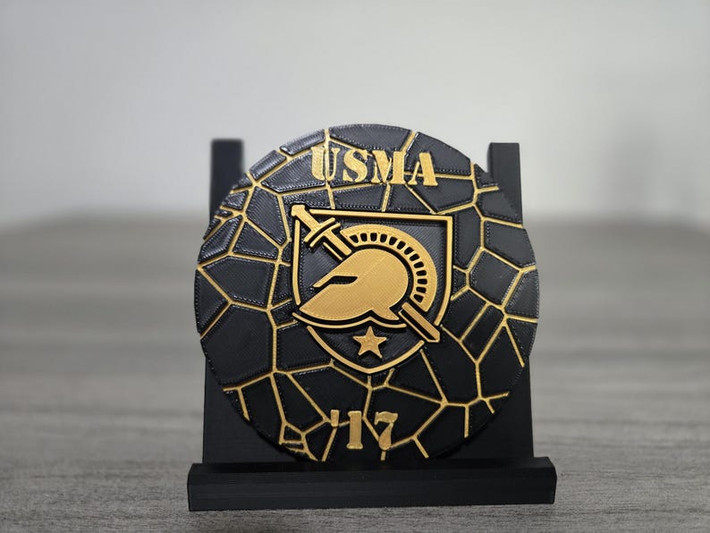 Army West Point Coaster Set With Holder, USMA Crest - Etsy