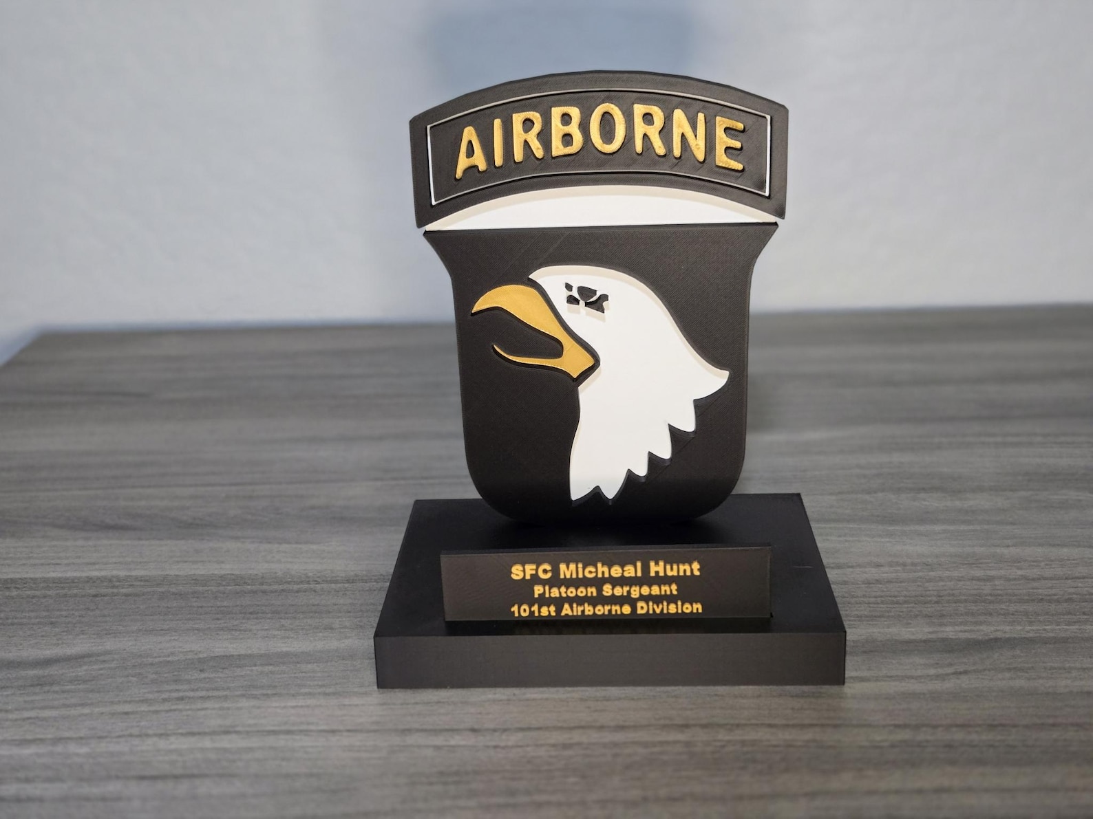Personalized US ARMY Unit Insignia Plaque | Military Gift | PCS Gift - Etsy