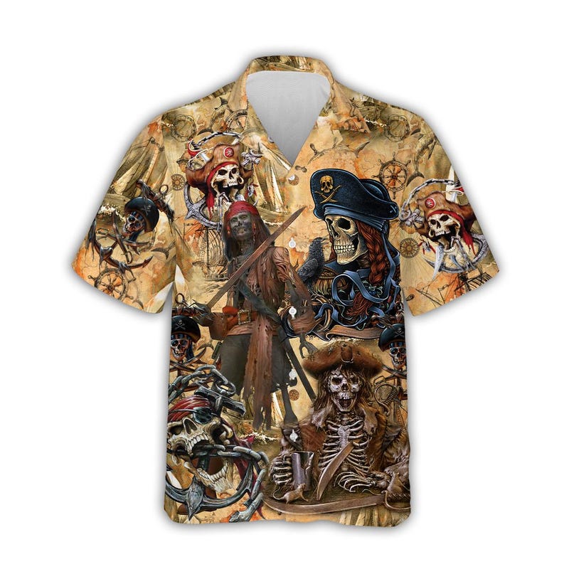 Vintage Pirate Map Shirt - Etsy UK