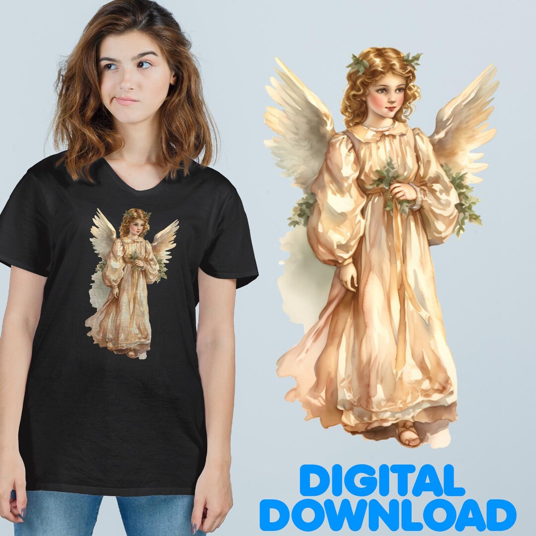 Calm Angel Png, Christmas Angel Png, Printable Png, High Quality Png - Etsy