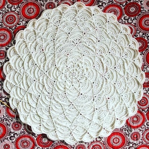 Flower Puddles Mandala Blanket Crochet Pattern - Etsy