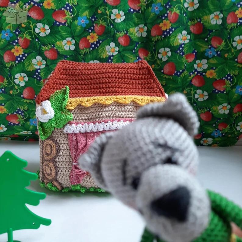 The Little House Finger Puppets Crochet Pattern Allows You to Use the ...