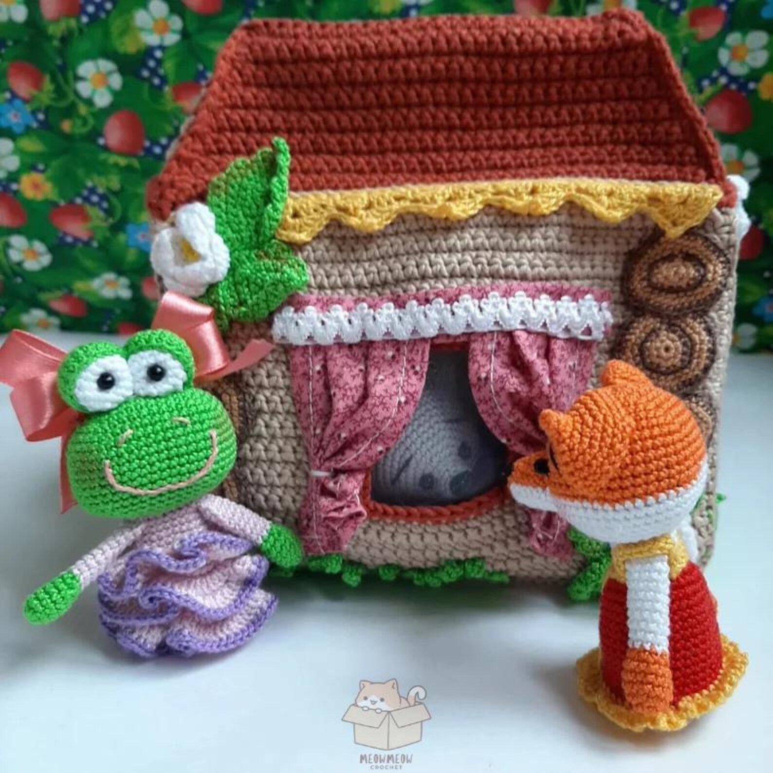 The Little House Finger Puppets Crochet Pattern Allows You to Use the ...