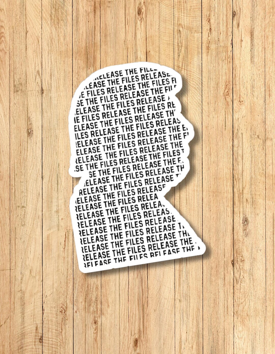 Release the Files Political Sticker: Activist Vinyl Decal - Etsy