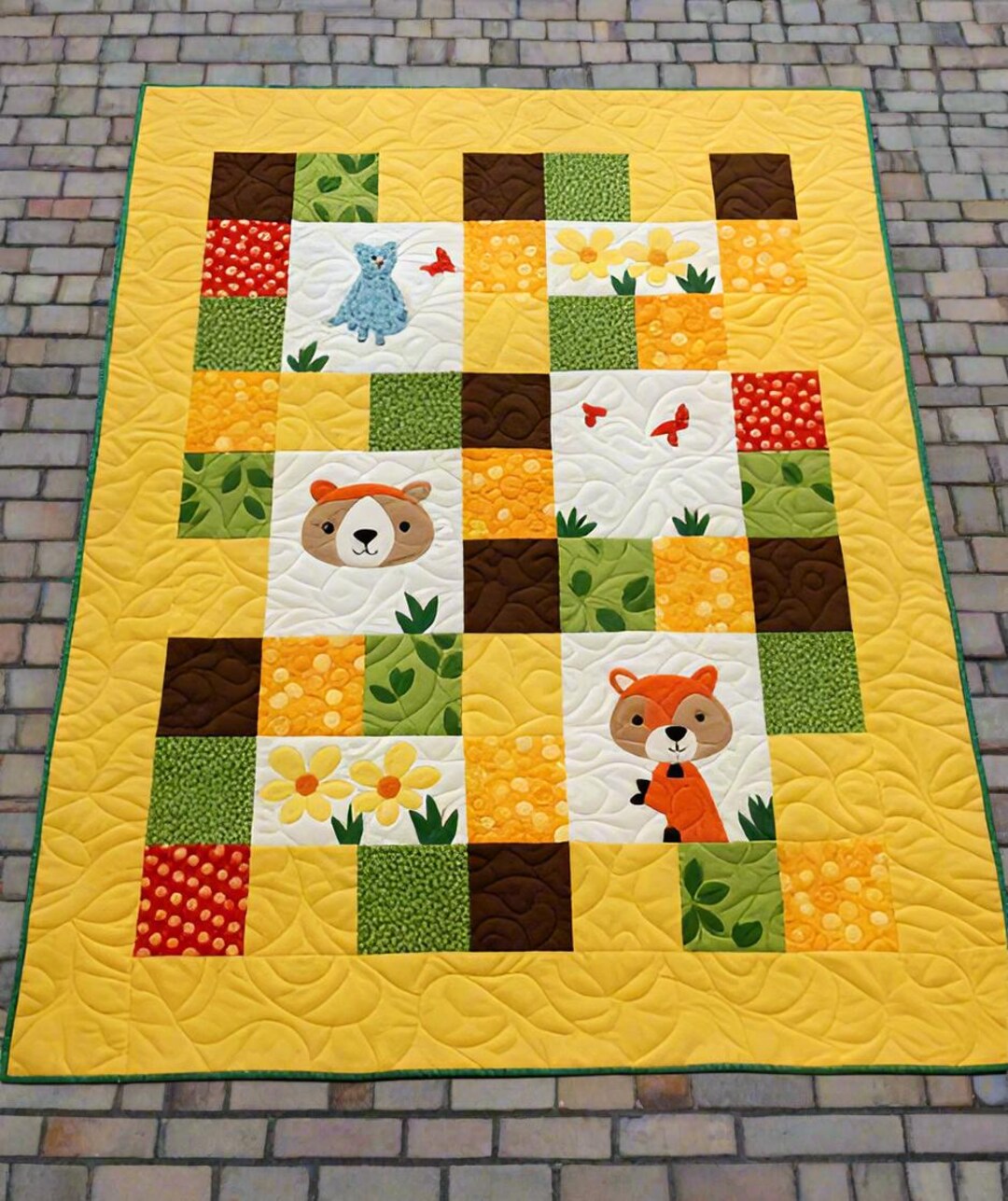 Forest Pals Quilt Pattern | PDF Quilt Pattern | DIY Quilt | Easy Quilt ...