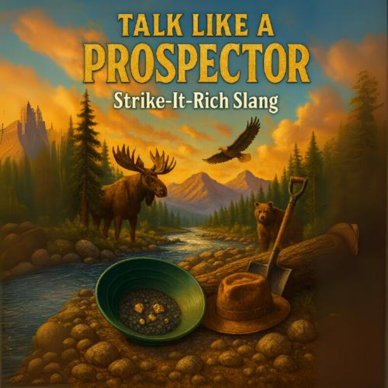 Prospector’s Slang Book Gold Rush Dictionary Funny Frontier Mining ...