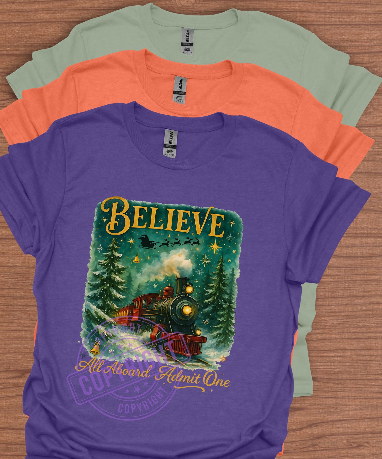 Believe Polar Express Dtf Transfer, Polar Express Iron on Transfer ...