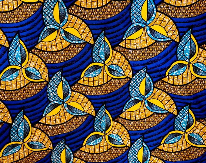 African Print Fabric, Veritable Wax Block Print HIG-TARGERT - Etsy