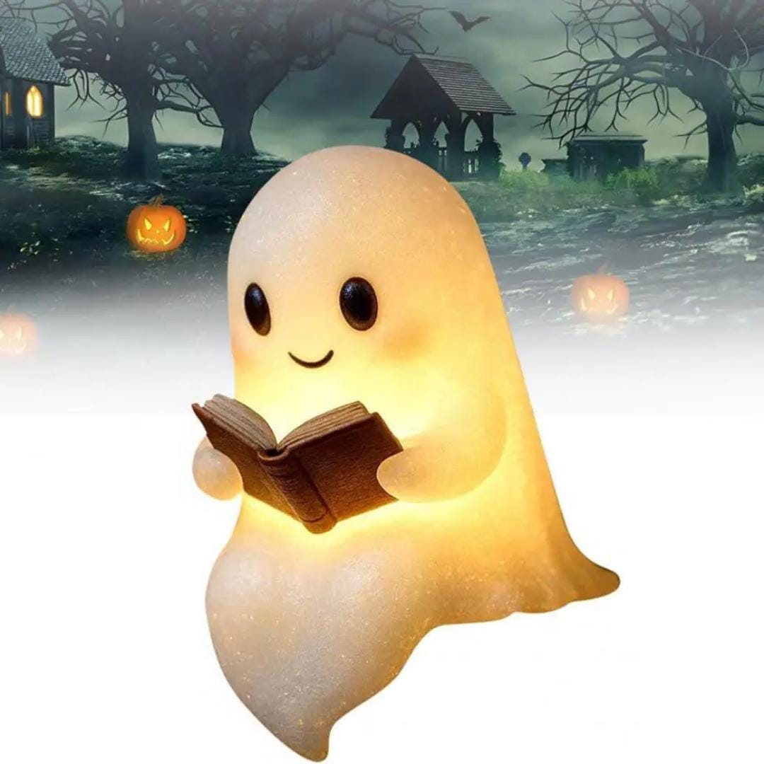 Ghost Night Light: Spooky Halloween Reading Lamp, Kids Room Decor - Etsy