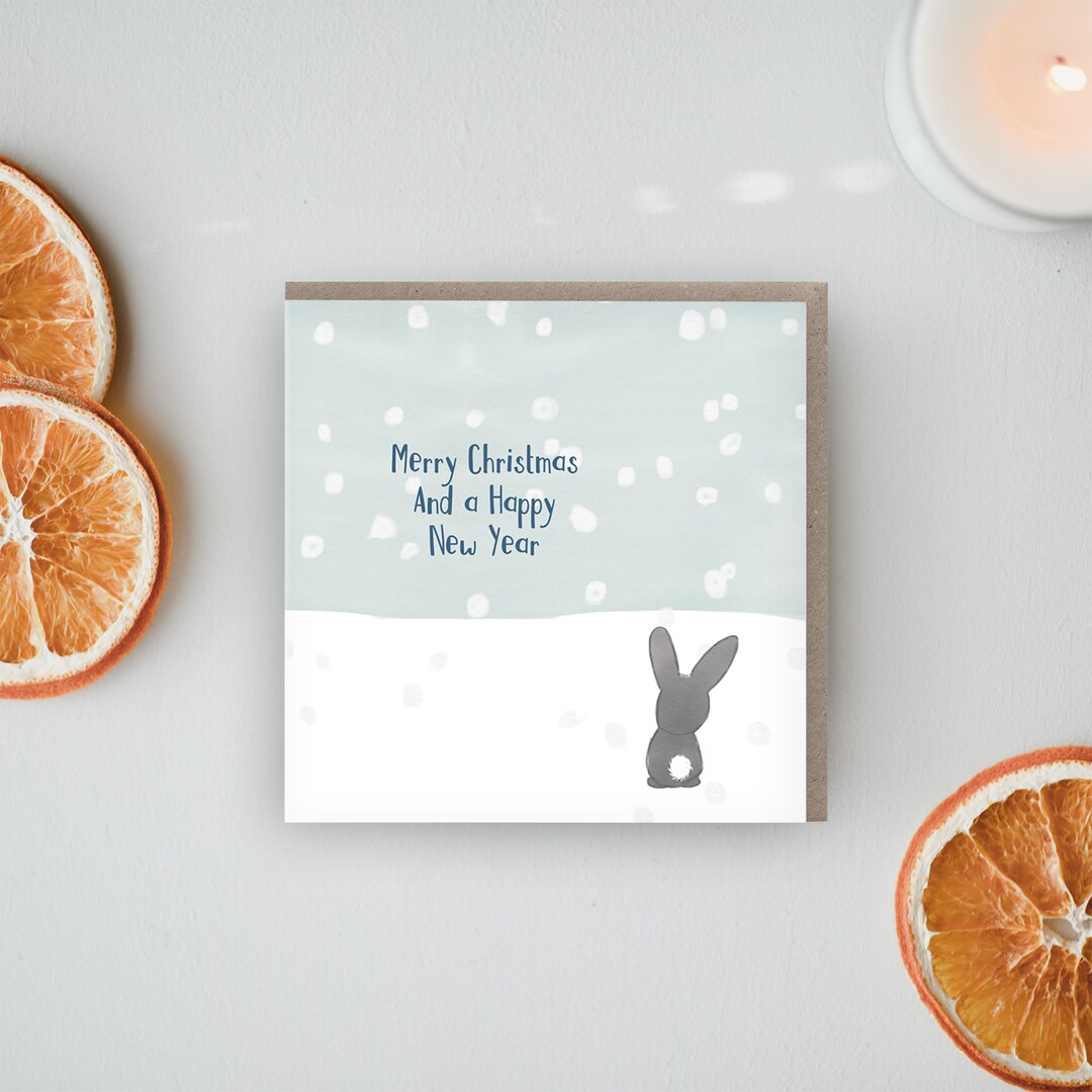 Merry Christmas and a Happy New Year Christmas Card Pack - Etsy