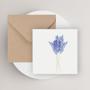 Lavender Greeting Card - Etsy