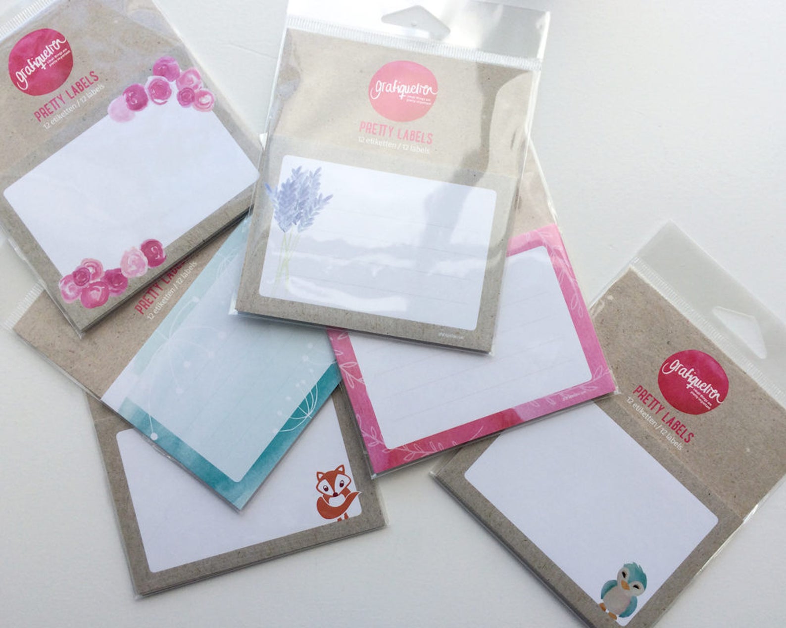 Blue Address Labels Shipping Label Blank Stickers Mailing - Etsy