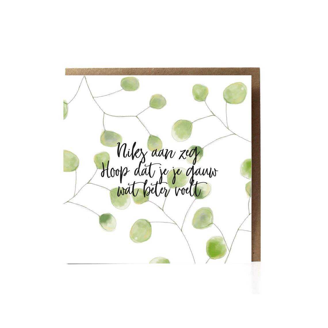 Feel Better Soon Get Well Card Greeting Card Hope You Feel | Etsy