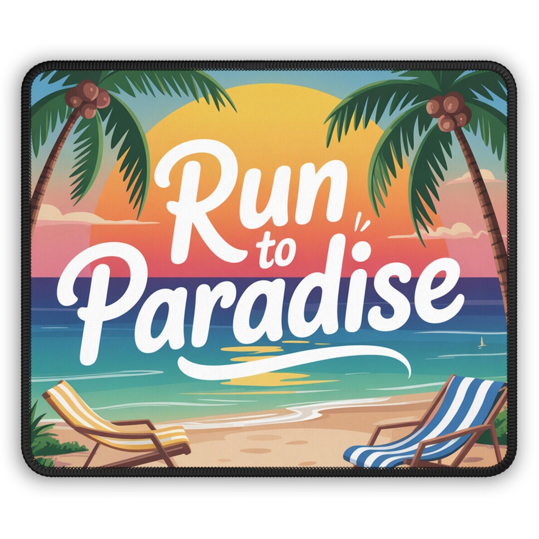 Tropical Beach Gaming Mouse Pad – Paradise Desk Decor - Etsy