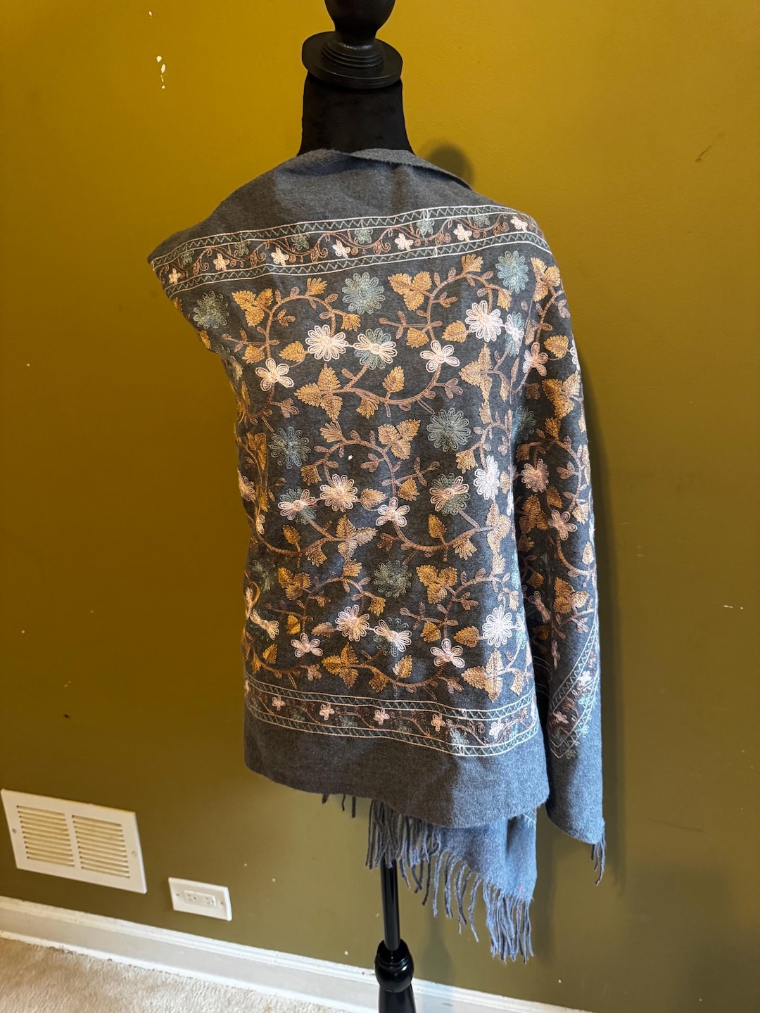 Afghan Traditional Warm Shal Scarf Beatfoul Design on It - Etsy