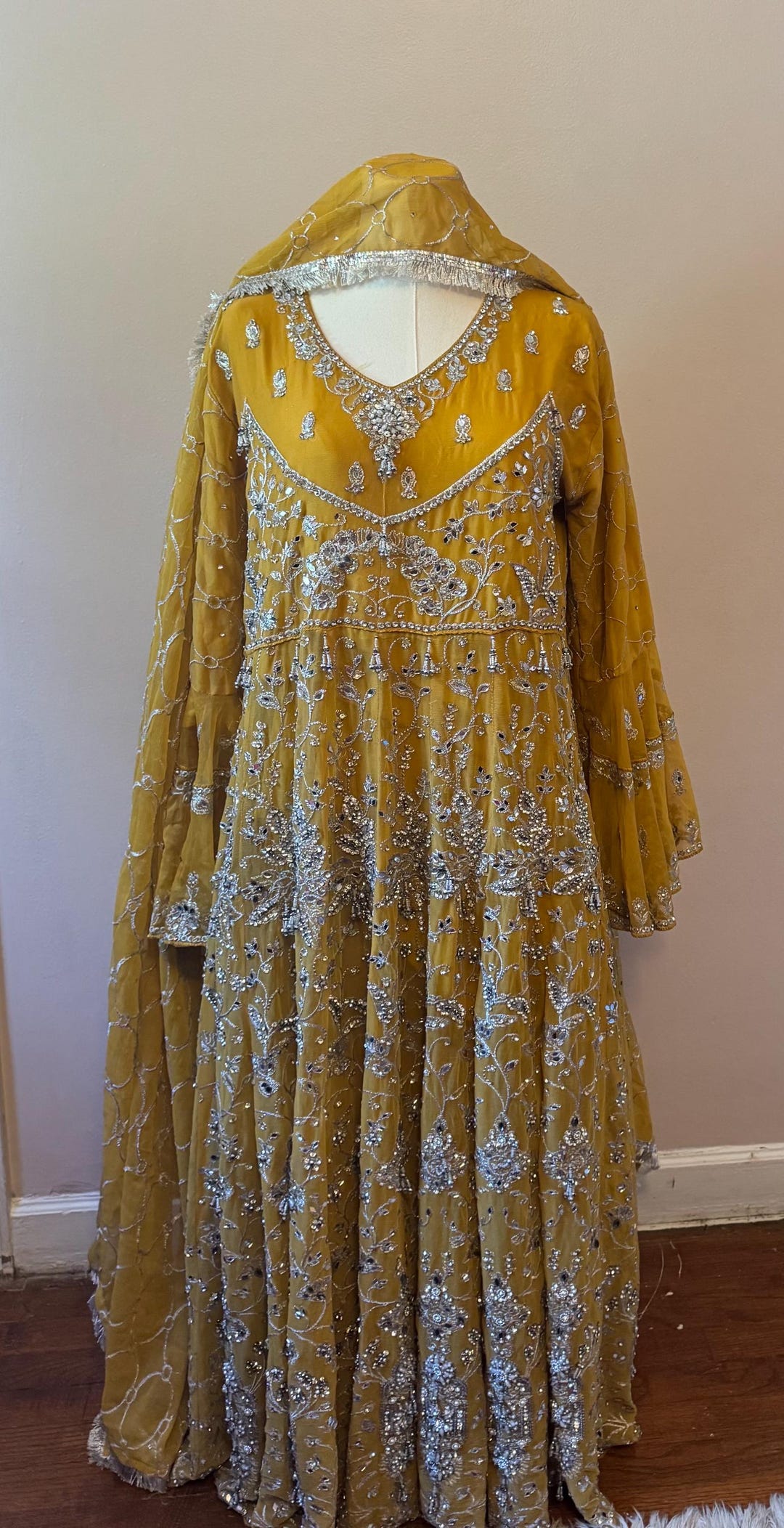 Yellow Traditional Dress, Made in Afghanistan - Etsy