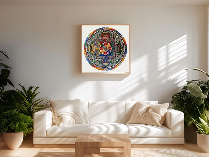 Circle of Ritual Order – East Asian Meditative Mandala Art Print - Etsy