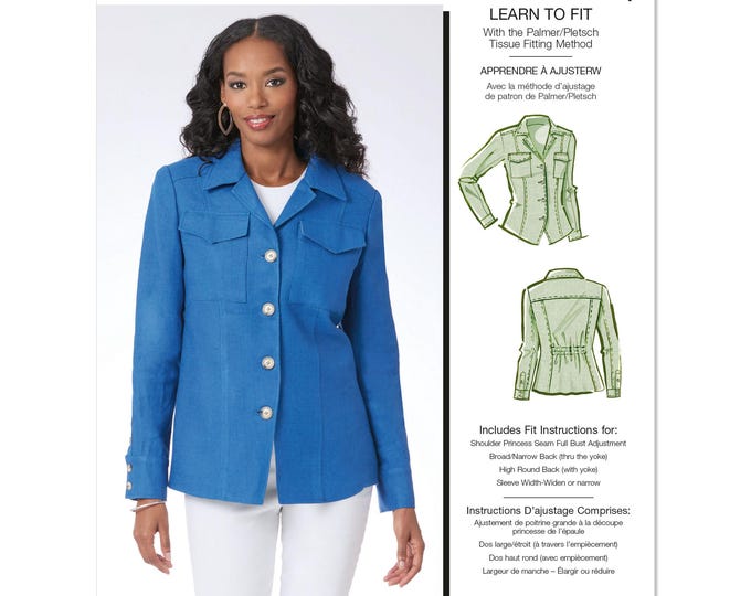 Mccalls 8504 Sewing Pattern Womens Jacket Pattern UNCUT Size 8 - 16 ...