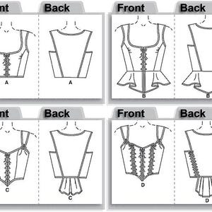 Butterick 4669 Sewing Pattern Corset Pattern Women Sewing Pattern ...