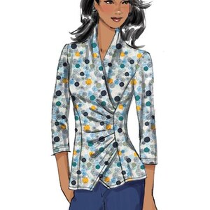 Butterick 6517 Sewing Pattern Women's Top Easy Sewing Project Size 14 ...