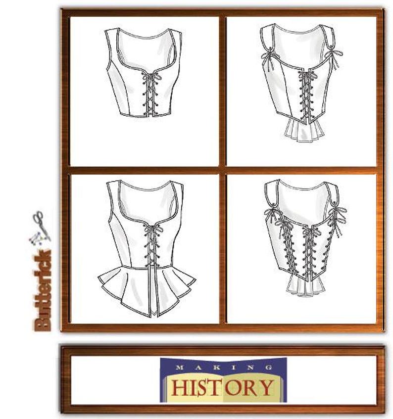 Butterick 4669 Sewing Pattern Corset Pattern Women Sewing Pattern ...