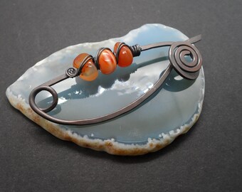 Wire Wrap Shawl Pin | Etsy