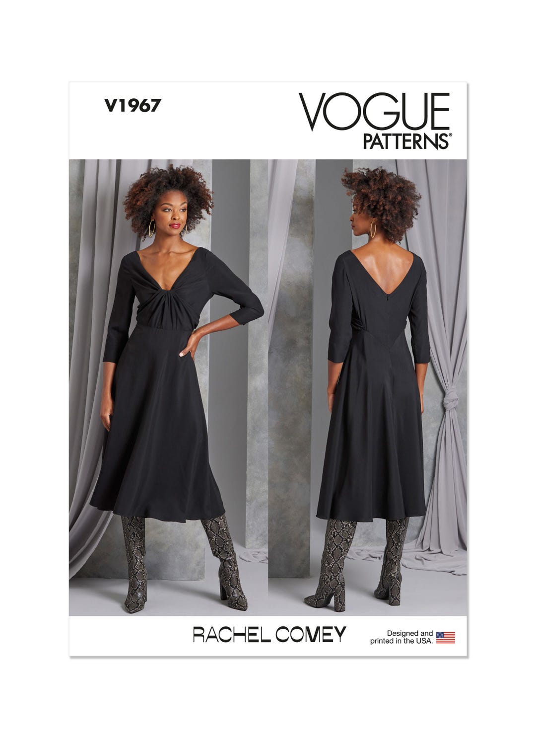 Vogue 1967 Sewing Pattern Women Dress Pattern UNCUT Factory Folded Size ...