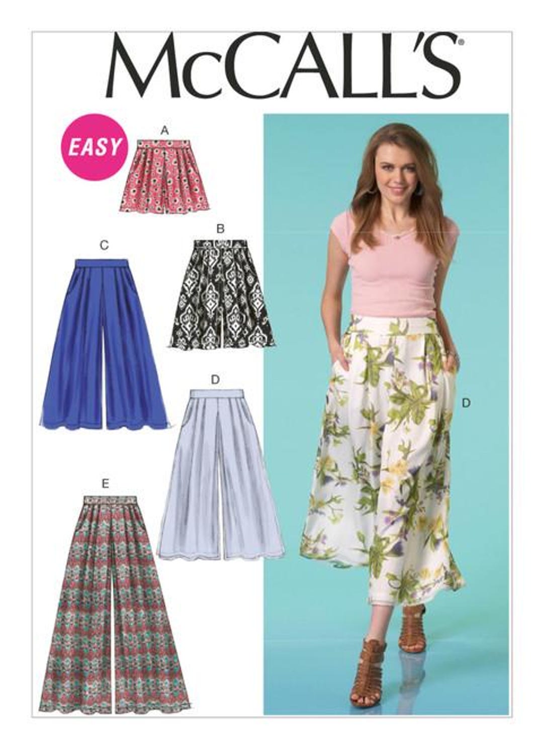 Mccalls 7131 Sewing Pattern Women Pant Size 16 - 24 UNCUT Factory ...