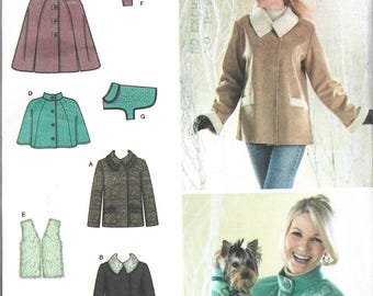Simplicity 7803 Sewing Pattern Women's Coat Pattern UNCUT Size 18 - 24 ...