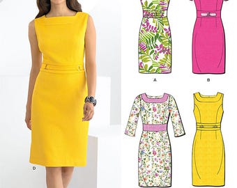 Vogue 9075 Sewing Pattern Women Dress Pattern UNCUT Factory Folded Size ...